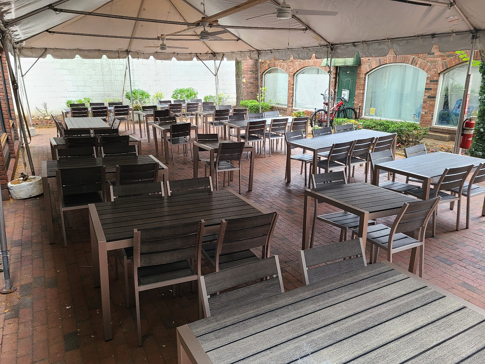 Synthetic Teak Wood Patio Table Top